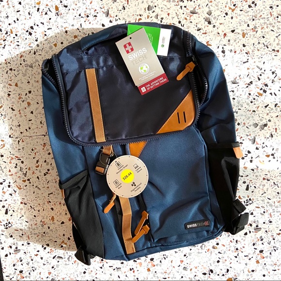 Swiss Tech | Bags | Swiss Tech Backpack School Hiking Bag Nwt | Poshmark